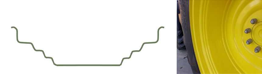 Why there are different types of rims for agricultural tyres